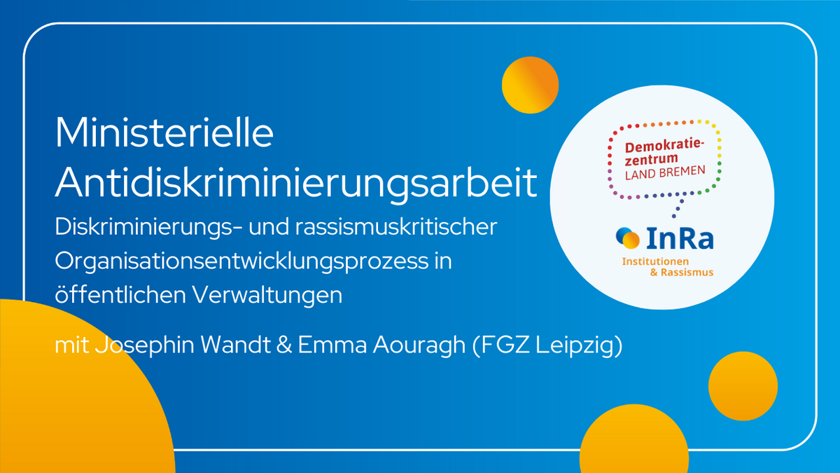Ministerielle Antidiskriminierungsarbeit